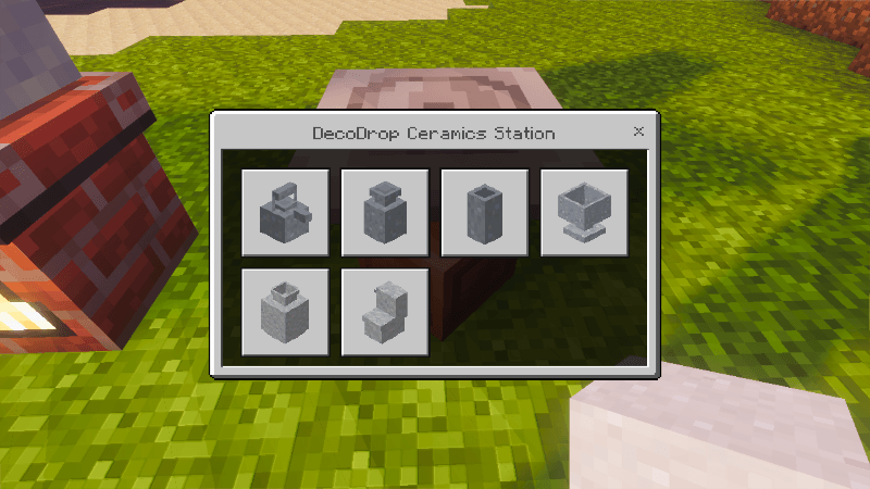 DecoDrop Furniture Add-On - Minecraft Bedrock Addons - CurseForge