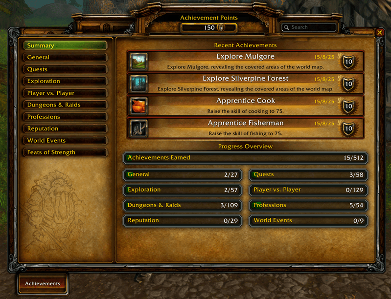 Anniversary Achievements - World of Warcraft Addons - CurseForge