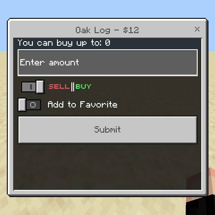 Advanced Economy Shop - Minecraft Bedrock Scripts - CurseForge
