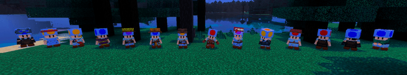 Toad Villagers - Minecraft Bedrock Texture Packs - CurseForge