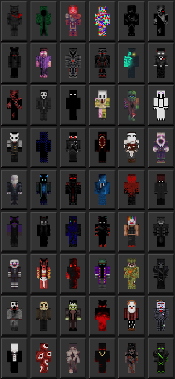 Nightmare Skinpack (Scary Skins) - Minecraft Bedrock Skins - CurseForge