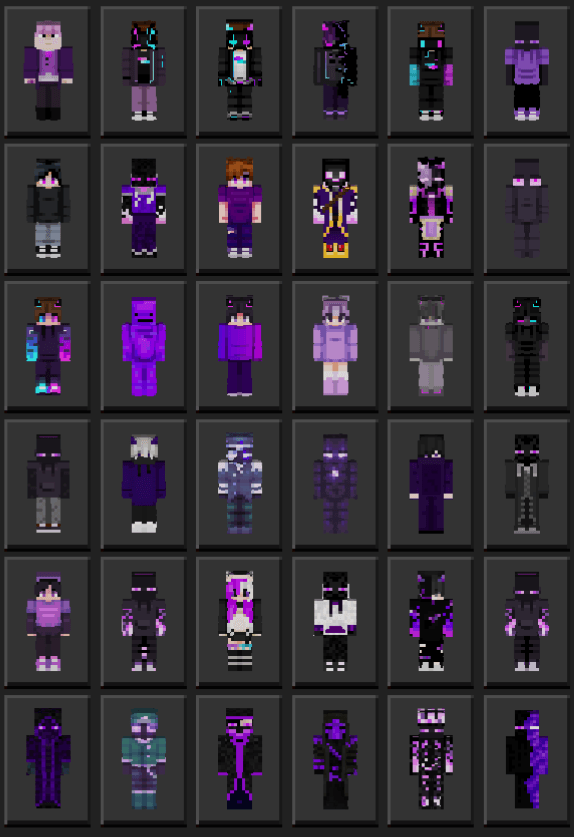 Ender Personas - Minecraft Bedrock Skins - CurseForge