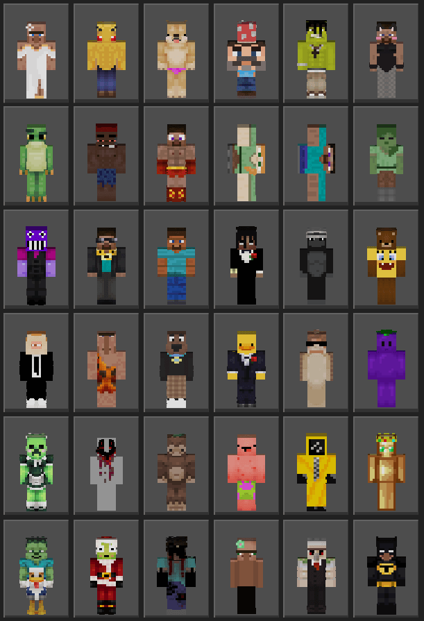 Random Meme Skinpack - Minecraft Bedrock Skins - CurseForge