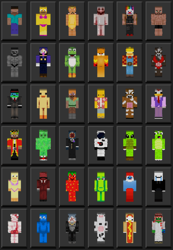 Random Meme Skinpack - Minecraft Bedrock Skins - CurseForge