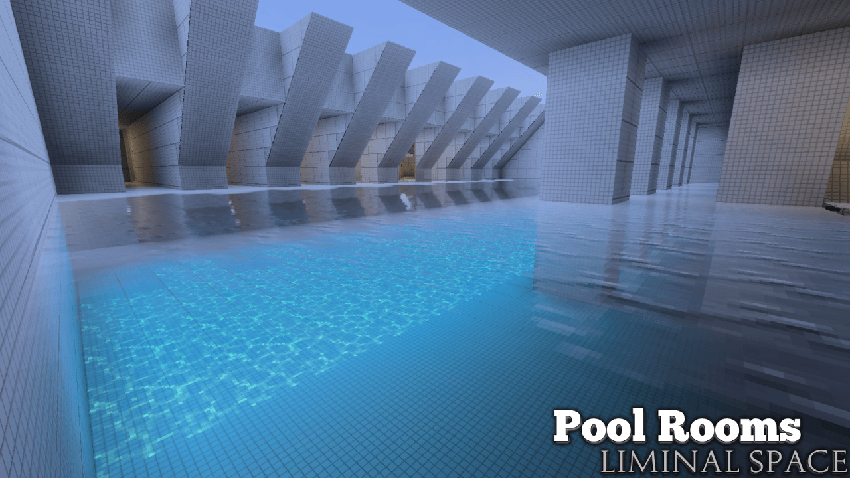 Pool Rooms | Liminal Space - Minecraft Bedrock Maps - CurseForge