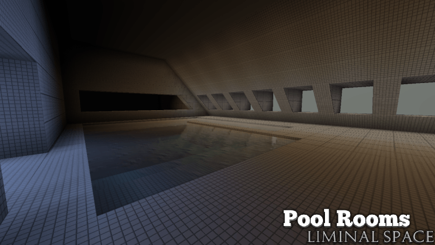 Pool Rooms | Liminal Space - Minecraft Bedrock Maps - CurseForge