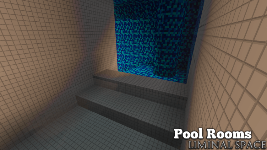 Pool Rooms | Liminal Space - Minecraft Bedrock Maps - CurseForge