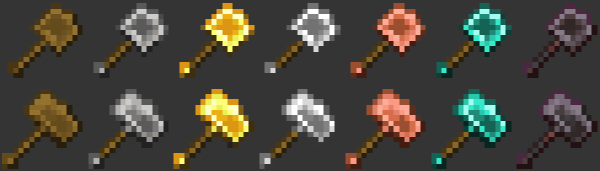 Raiyon's Hammers + Excavators - Minecraft Bedrock Addons - CurseForge