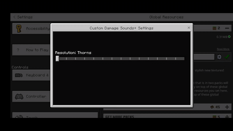 Custom Damage Sounds+ - Minecraft Bedrock Texture Packs - CurseForge