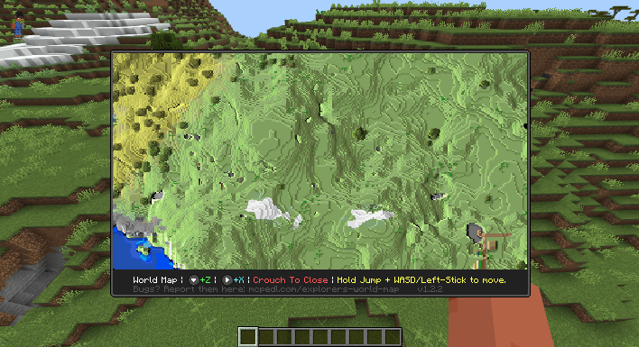 Explorer's World Map & Minimap - Minecraft Bedrock Addons - CurseForge