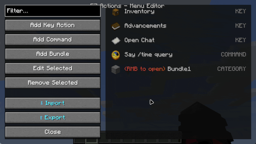 EZ Actions - Minecraft Mods - CurseForge