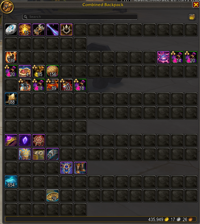 Better Combined Bag - World of Warcraft Addons - CurseForge