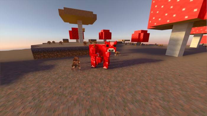 Gapple Cows Add-on ( Golden Apple Cows ) Minecraft Texture Pack