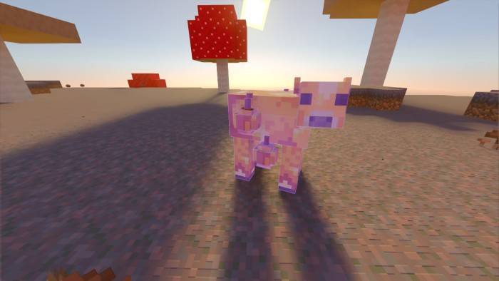 Gapple Cows Add-on ( Golden Apple Cows ) Minecraft Texture Pack