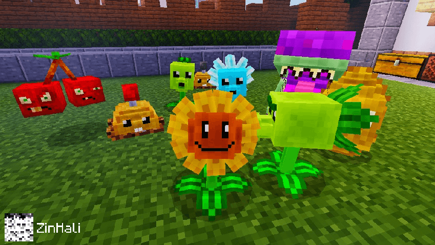 Plants vs Zombies Classic | Minecraft PvZ Addon - Minecraft Bedrock ...