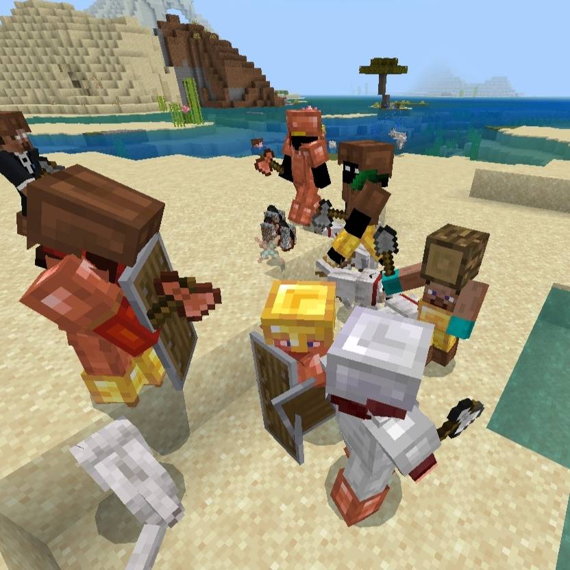 (AI Players)Echoes of Multiplayer - Minecraft Bedrock Addons - CurseForge