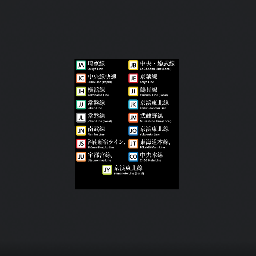 JR Pictograms For MTR - Minecraft Resource Packs - CurseForge