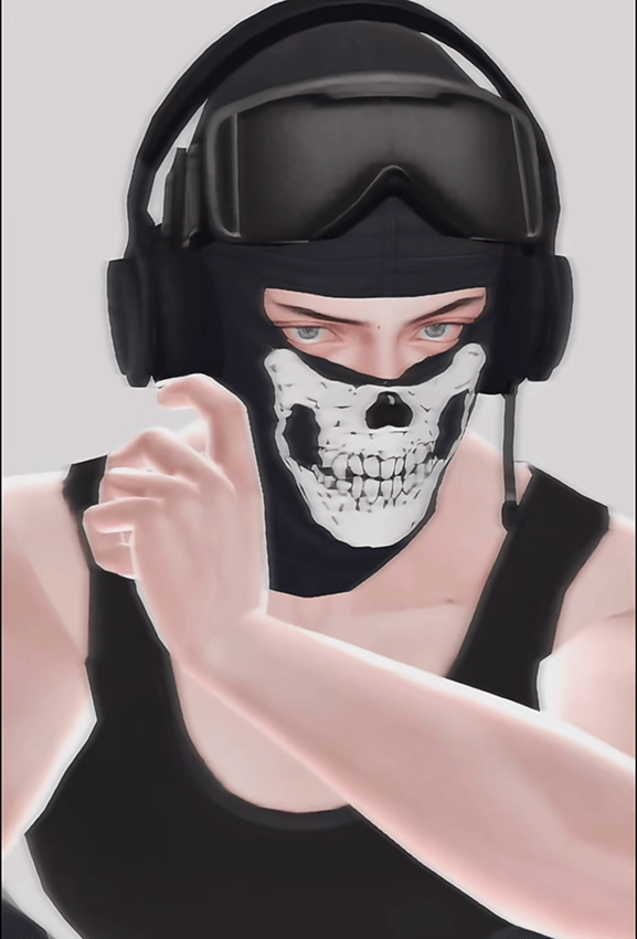 skull mask（ea mesh） - The Sims 4 Create a Sim - CurseForge