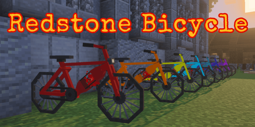 Redstone Bicycle with Dynamic Light (Achievements Friendly) - Minecraft ...