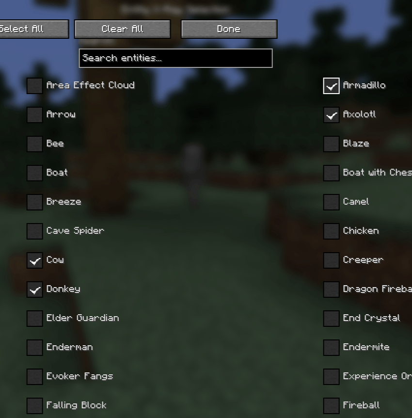 (Fabric/Quilt) EntityXray - Find Any Mob/Players - Minecraft Mods ...