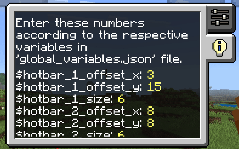 Hotbar Slot Button - Minecraft Bedrock Texture Packs - CurseForge