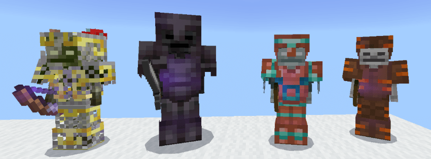 Mobs Spawn With Armor Trims - Minecraft Bedrock Addons - CurseForge