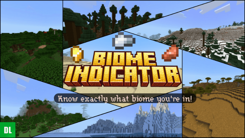 Biome Indicator BE - Minecraft Bedrock Addons - CurseForge