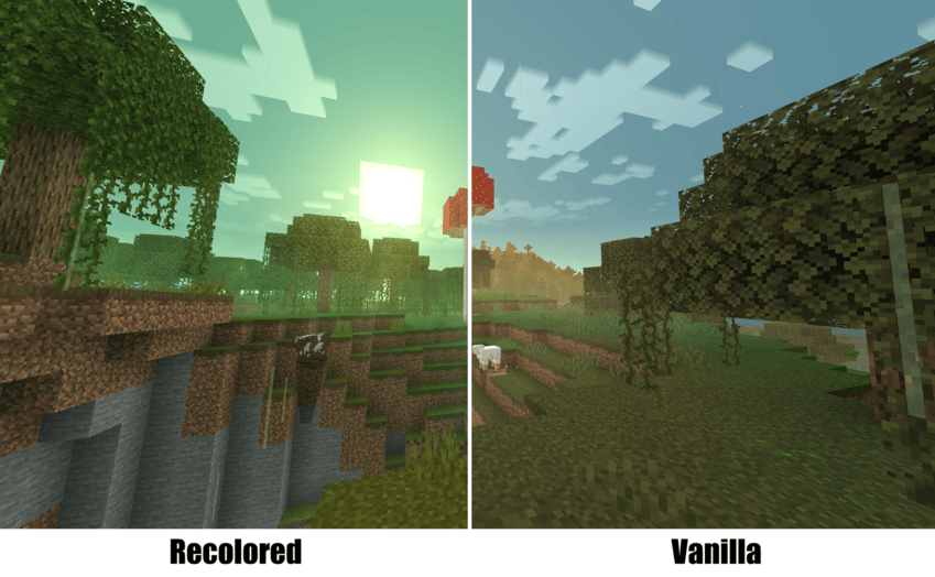 Recolored - Minecraft Bedrock Texture Packs - CurseForge