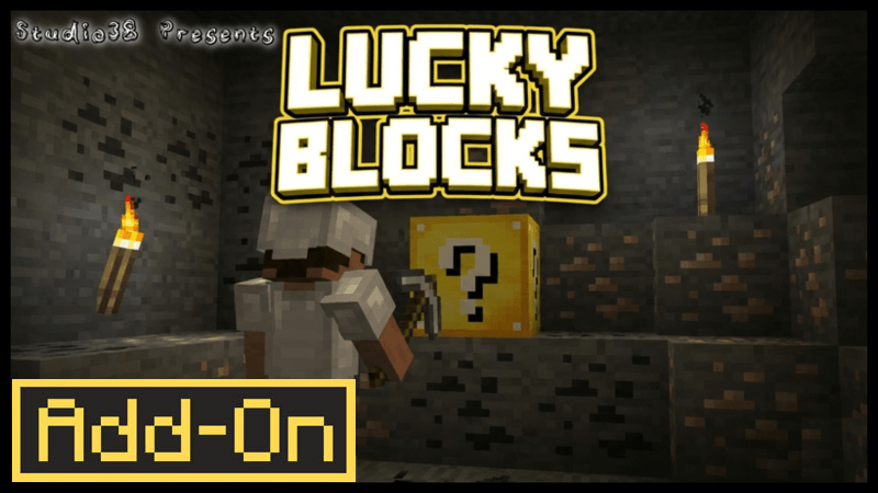 Lucky Blocks 38 - Minecraft Bedrock Addons - CurseForge
