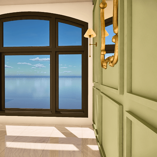 Recolorable Wall Paneling (Upper portion) - inZOI Build Mode - CurseForge