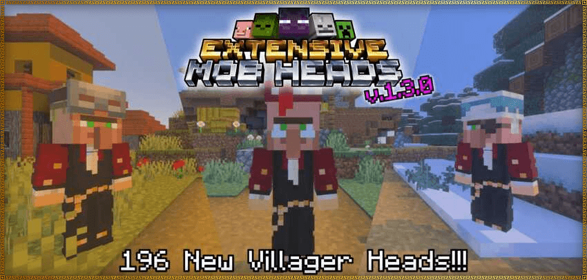 Extensive Mob Heads - Minecraft Bedrock Addons - CurseForge