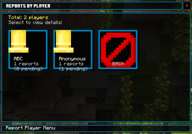 Player Report Menu - Minecraft Bedrock Addons - CurseForge