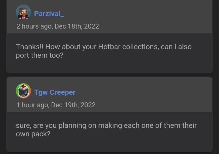 Cyber's Hotbar Collection - Minecraft Bedrock Texture Packs - CurseForge