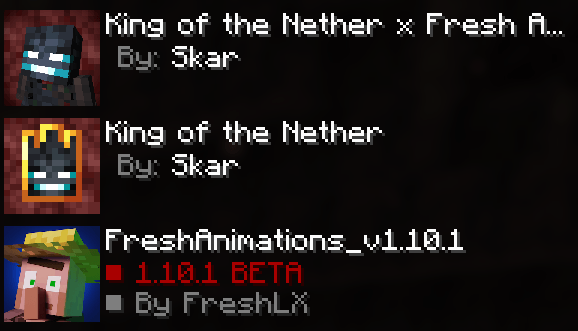 King of the Nether x Fresh Animations - Minecraft Resource Packs ...