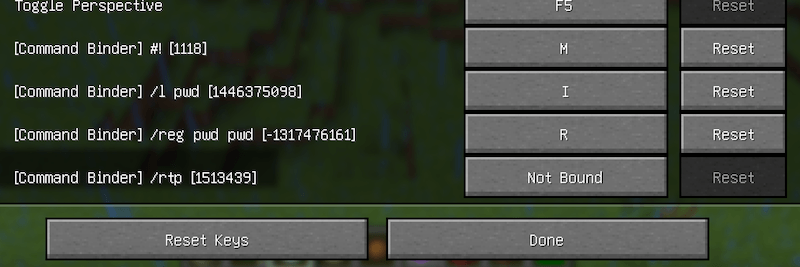 CommandBinder (Macros Binder) - Minecraft Mods - CurseForge
