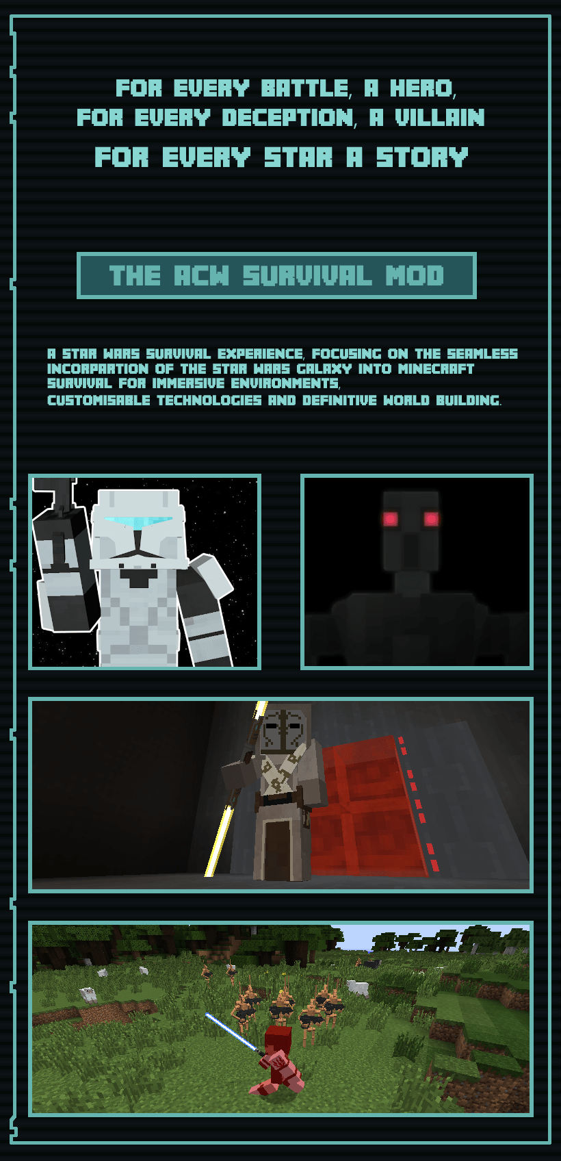 Star Wars ACW Survival - Minecraft Mods - CurseForge