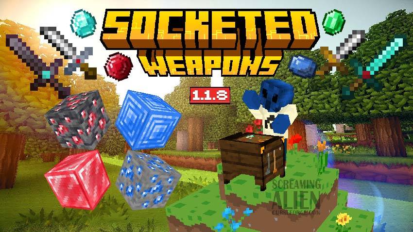 Socketed Weapons - Minecraft Bedrock Addons - CurseForge