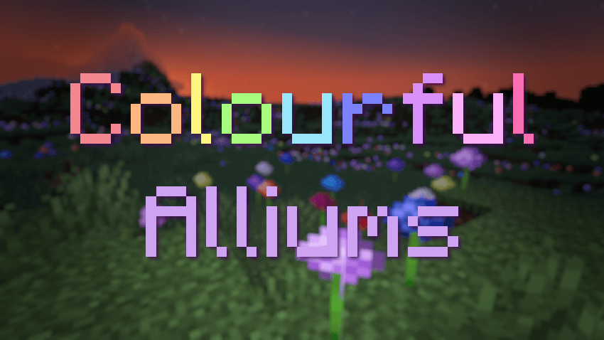 Colourful Alliums - Minecraft Resource Packs - CurseForge
