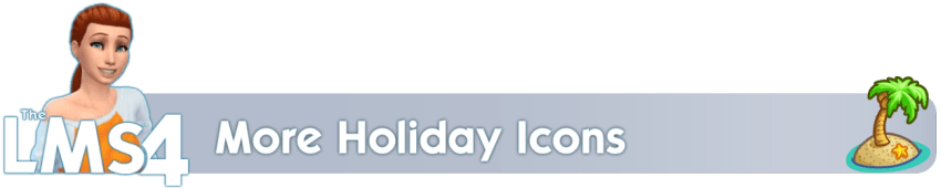 More Holiday Icons - The Sims 4 Mods - CurseForge