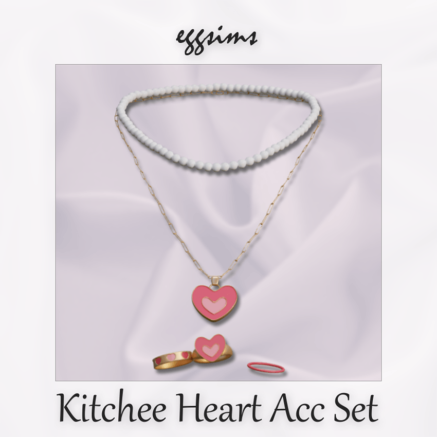 [EGGSIMS] Kitchee heart Acc Set - The Sims 4 Create a Sim - CurseForge