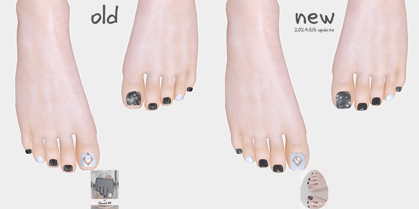 [EGGSIMS] Cubic Toenail Set - The Sims 4 Create a Sim - CurseForge