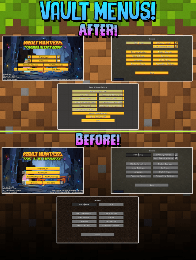 Better Vault Menu Pack! - VaultHunters - Minecraft Resource Packs ...