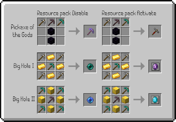 Pickaxe of the Gods (POG) - Minecraft Bukkit Plugins - CurseForge