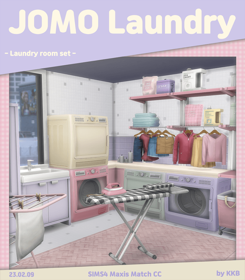 [KKB'sMM]JOMO Laundry - The Sims 4 Build / Buy - CurseForge