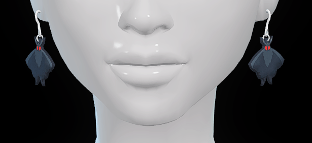mothman earrings by fayethegray - The Sims 4 Create a Sim - CurseForge