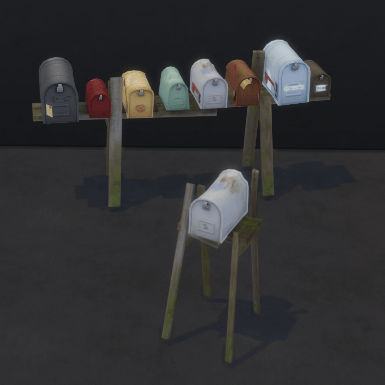 Ol Beat Up Mailboxes - The Sims 4 Build / Buy - CurseForge