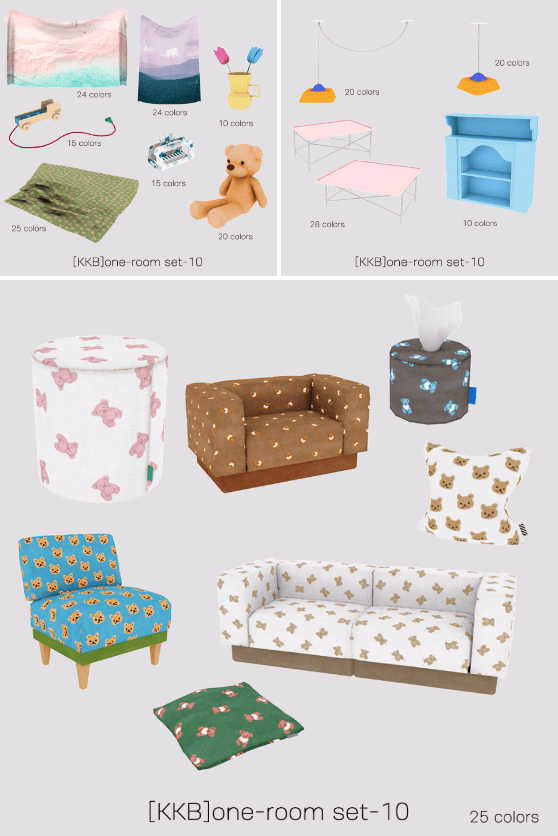 one room set-10 - The Sims 4 Build / Buy - CurseForge