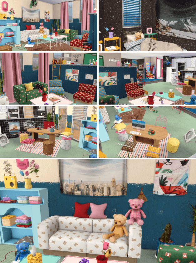 one room set-10 - The Sims 4 Build / Buy - CurseForge