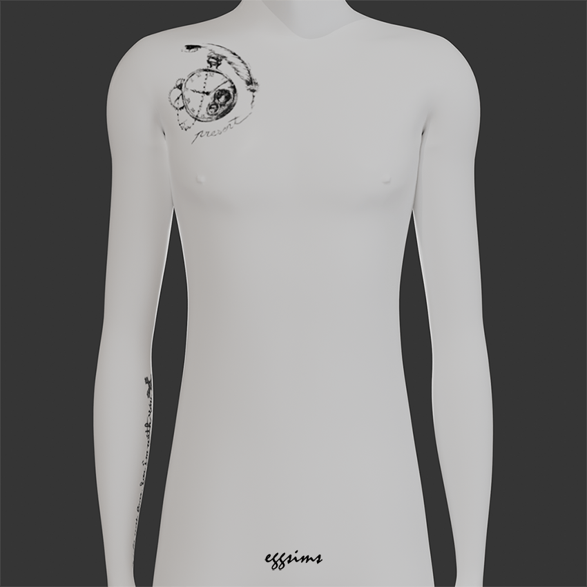 [EGGSIMS] To be Melody Tattoo Set - The Sims 4 Create a Sim - CurseForge