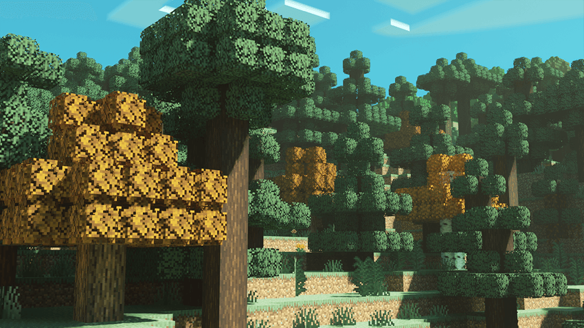 Trees Plus+ Better Trees Texture Pack - Minecraft Bedrock Addons ...